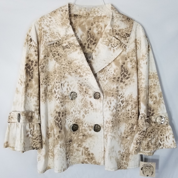 Papike People | Jackets & Coats | Nwt Papike People Animal Print 34 ...